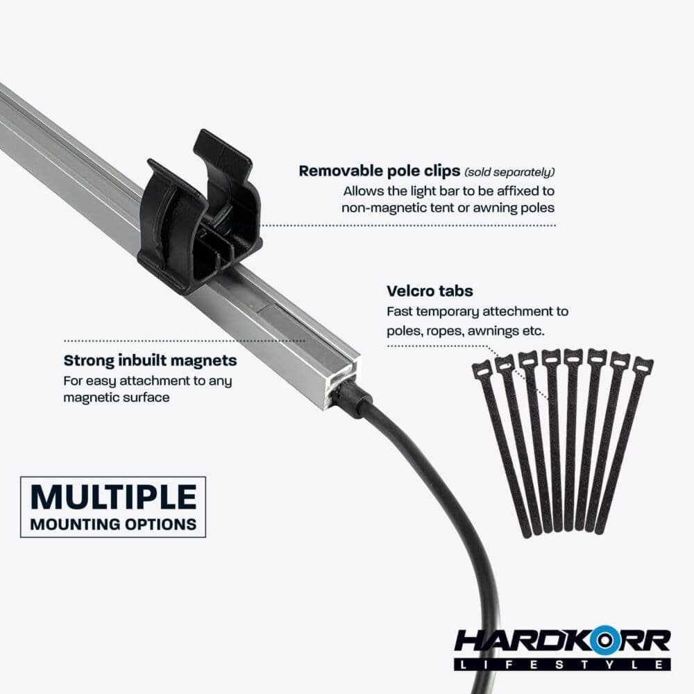 Hardkorr Lifestyle 4-Bar LED Camp Light Kit